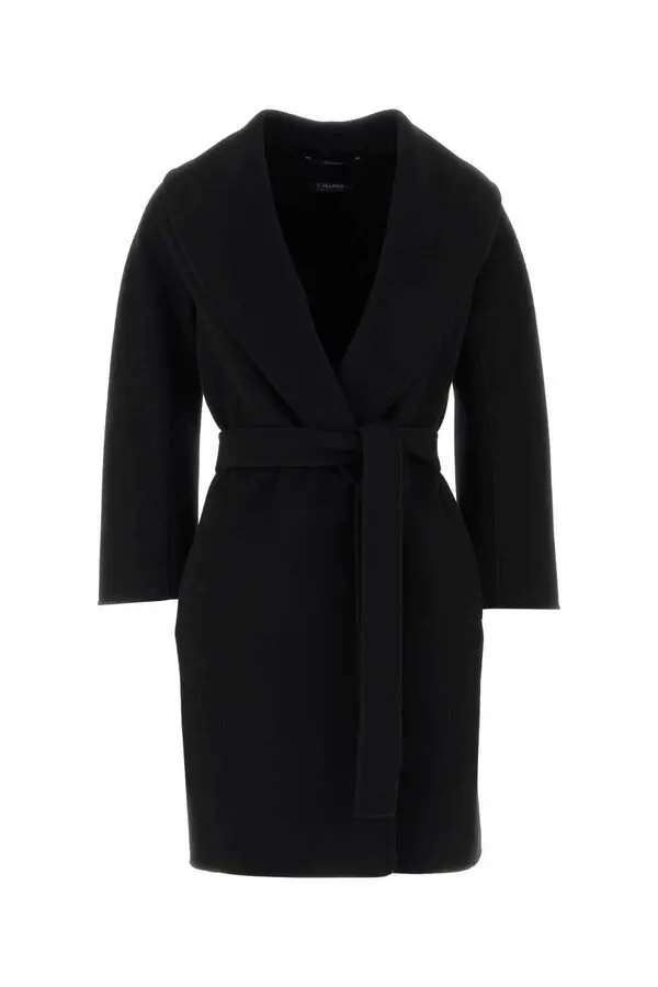 Max Mara Wool Messi Coat - Black