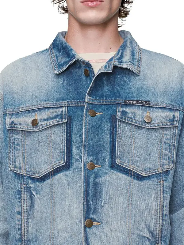 MAISON MARGIELA Cotton Denim Caban