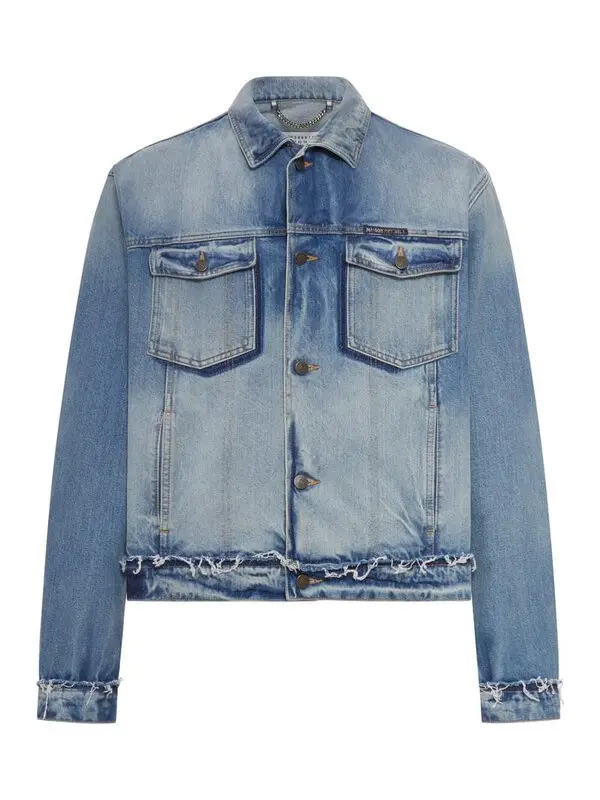 MAISON MARGIELA Cotton Denim Caban - Multicolor