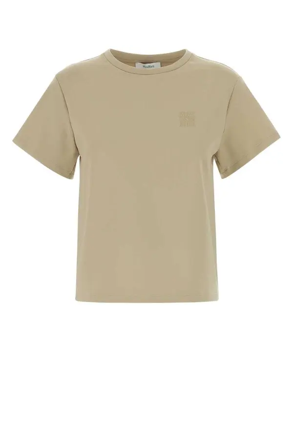 Max Mara Quagga Stretch Jersey T-shirt - Brown