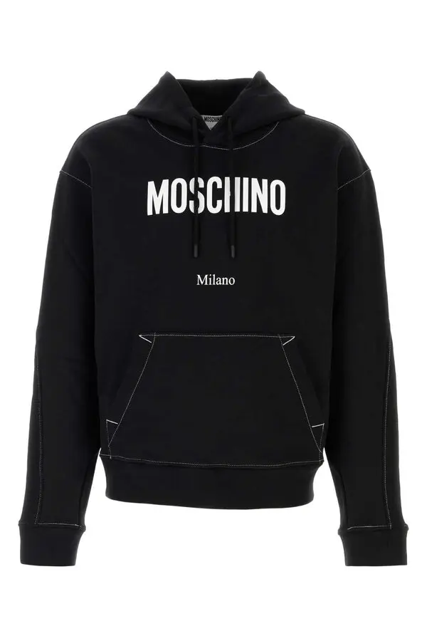 Moschino Cotton Sweatshirt - Black