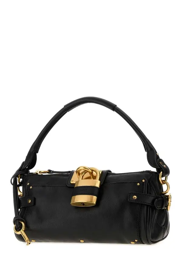 Chloé Leather Paddington Shoulder Bag - Black