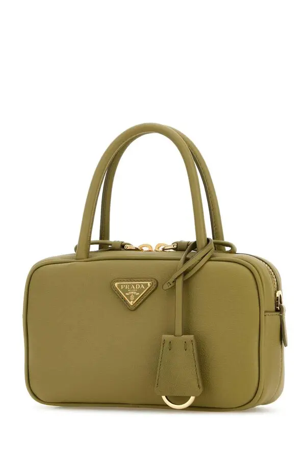Prada Leather Handbag - Green