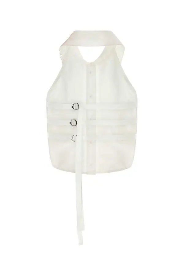 Blumarine Poplin Vest
