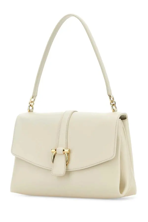 FERRAGAMO Leather Shoulder Bag - White