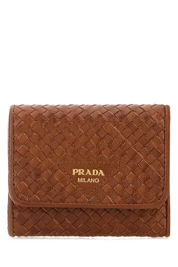 Prada Caramel Leather Wallet - Brown