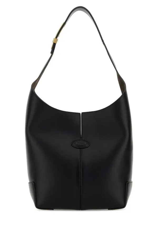 TOD'S Leather Bucket Bag - Black