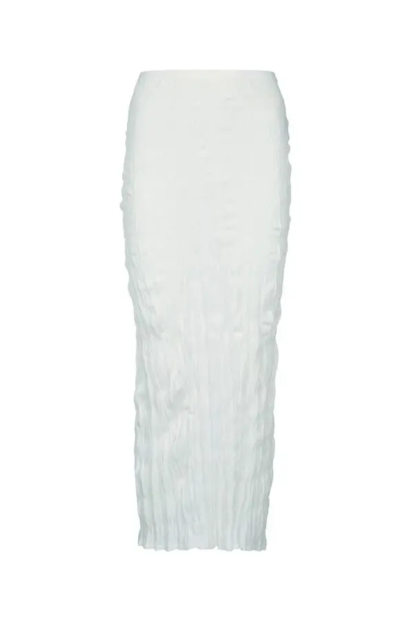 TOTEME Crinkled Knit Skirt - Multicolor
