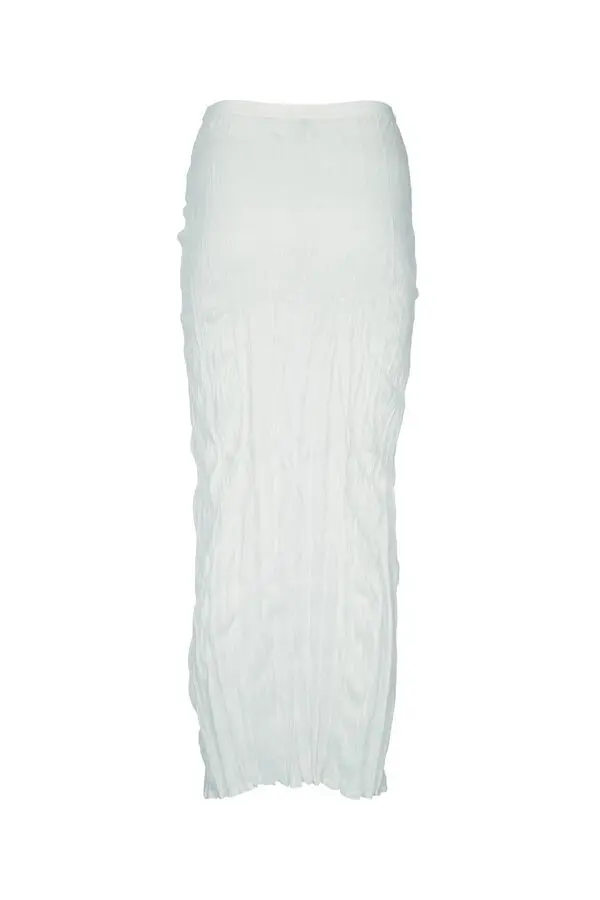 TOTEME Crinkled Knit Skirt - Multicolor