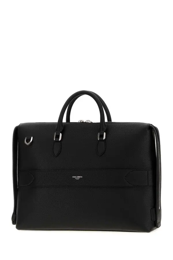 Dolce & Gabbana Leather Vittoria Briefcase