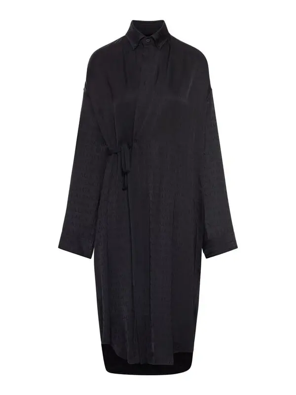 Balenciaga Cocoon Wrap Dress
