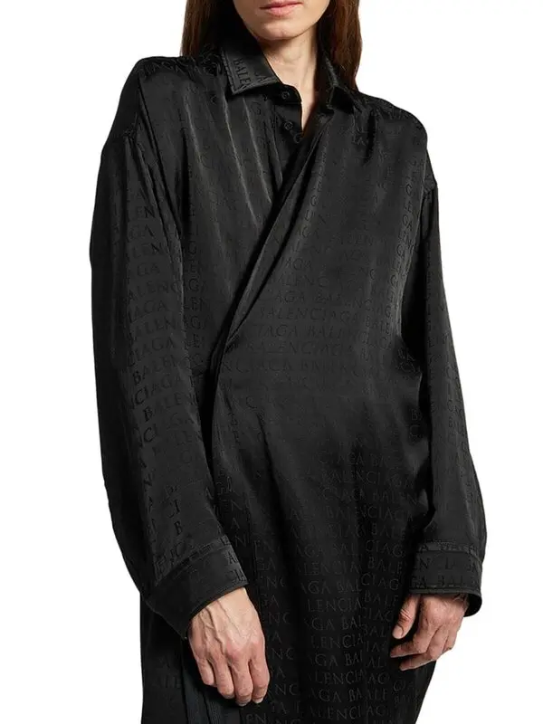 Balenciaga Cocoon Wrap Dress
