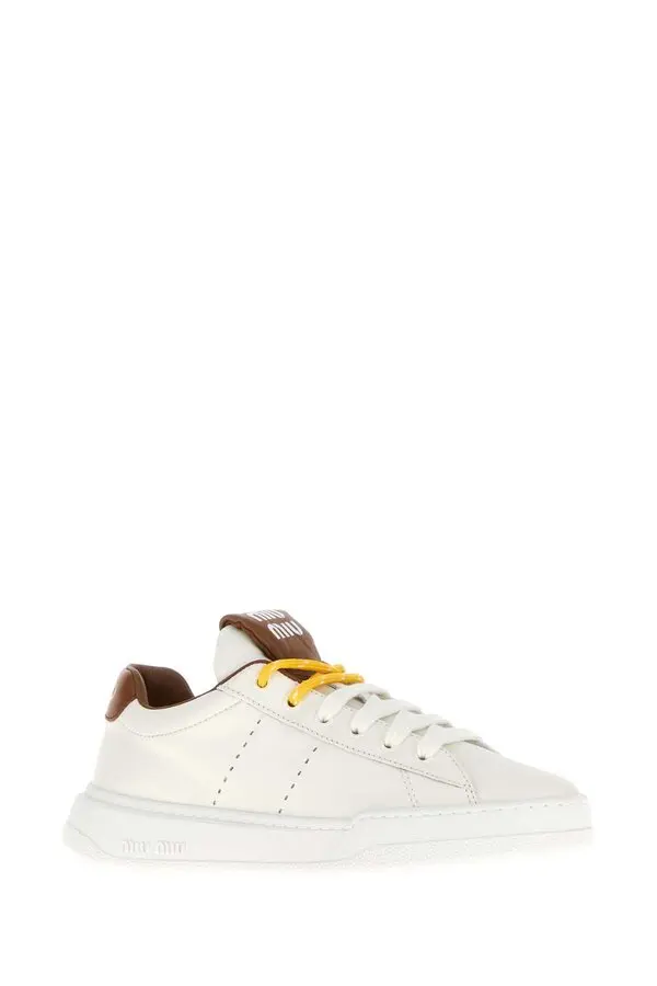 Miu Miu Leather Sneakers