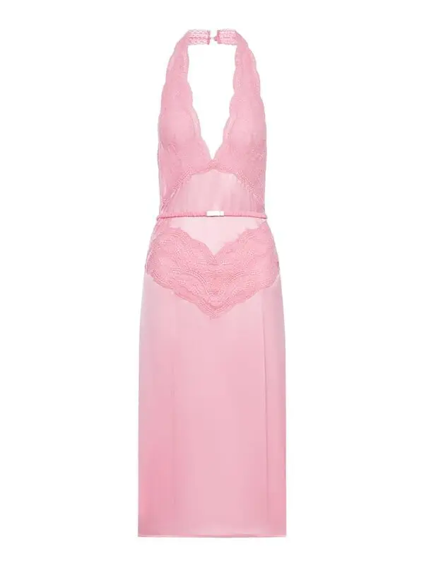 Gucci Silk Satin Dress - Pink