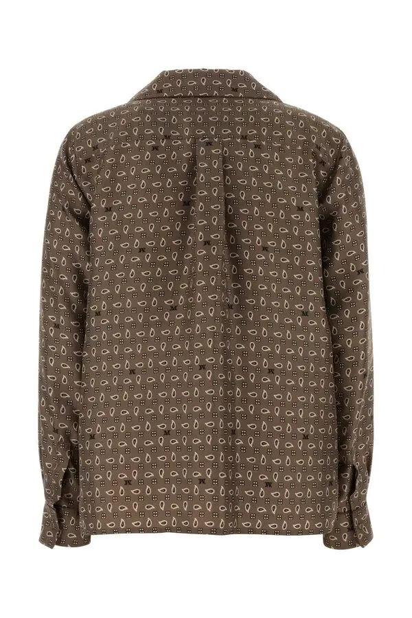Max Mara Printed Silk Disco Shirt