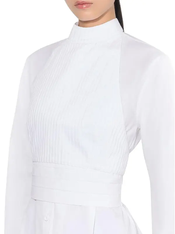 Alaïa Cotton Poplin Wallet Dress