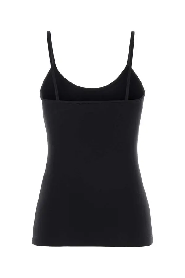 Off-White Stretch Nylon Tank Top - Black