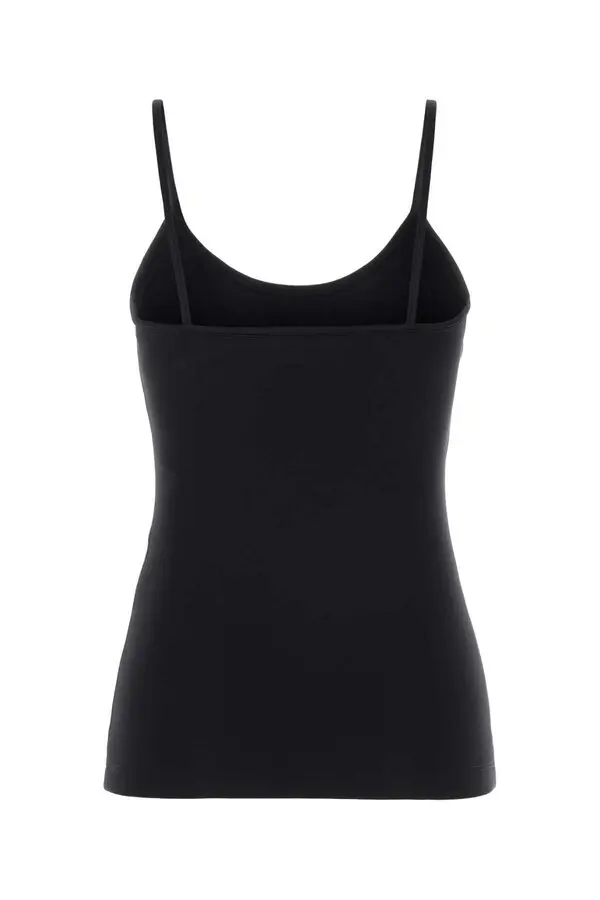Off-White Stretch Nylon Tank Top - Black
