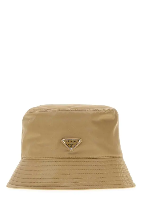 Prada Beige Nylon Bucket Hat