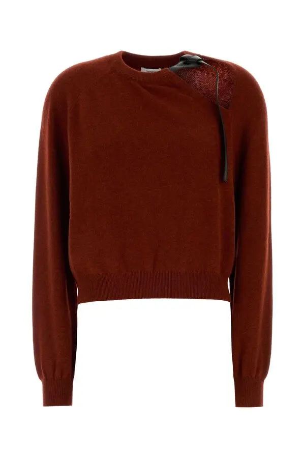 FERRAGAMO Wool Blend Sweater - Red
