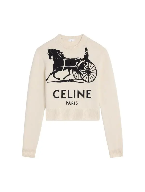 Celine Crew Neck Cashmere Sweater
