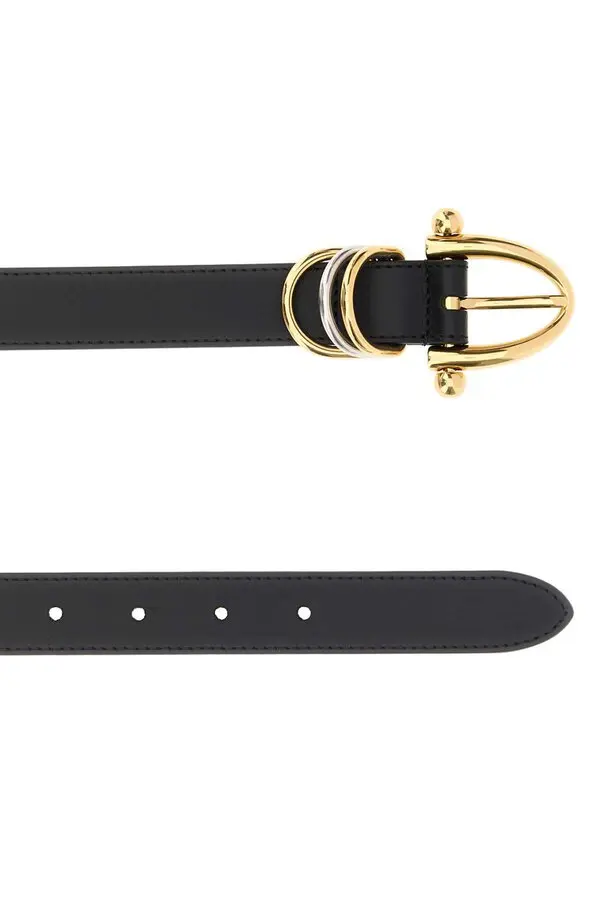 Chloé Black Leather Bracelet Belt