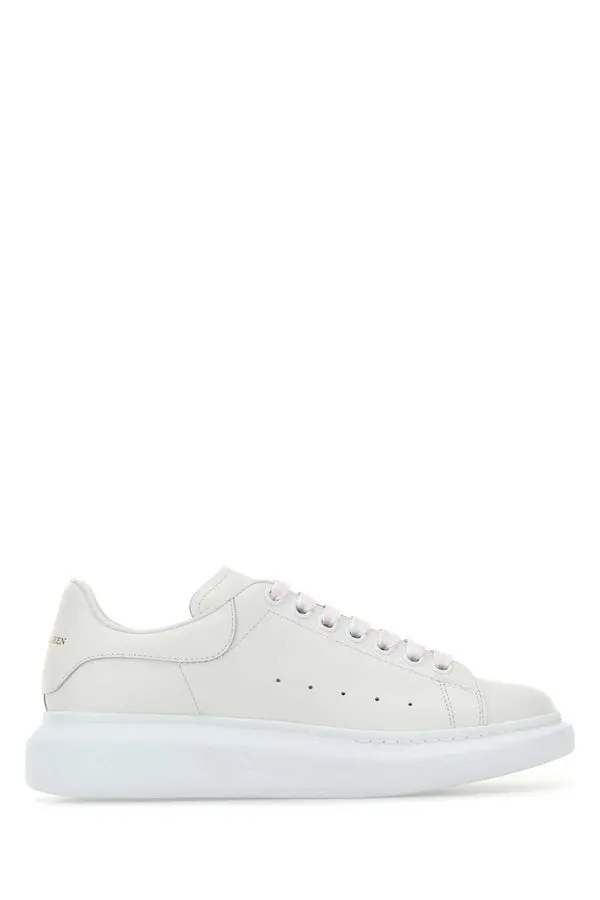 Alexander McQueen Leather Sneakers - White