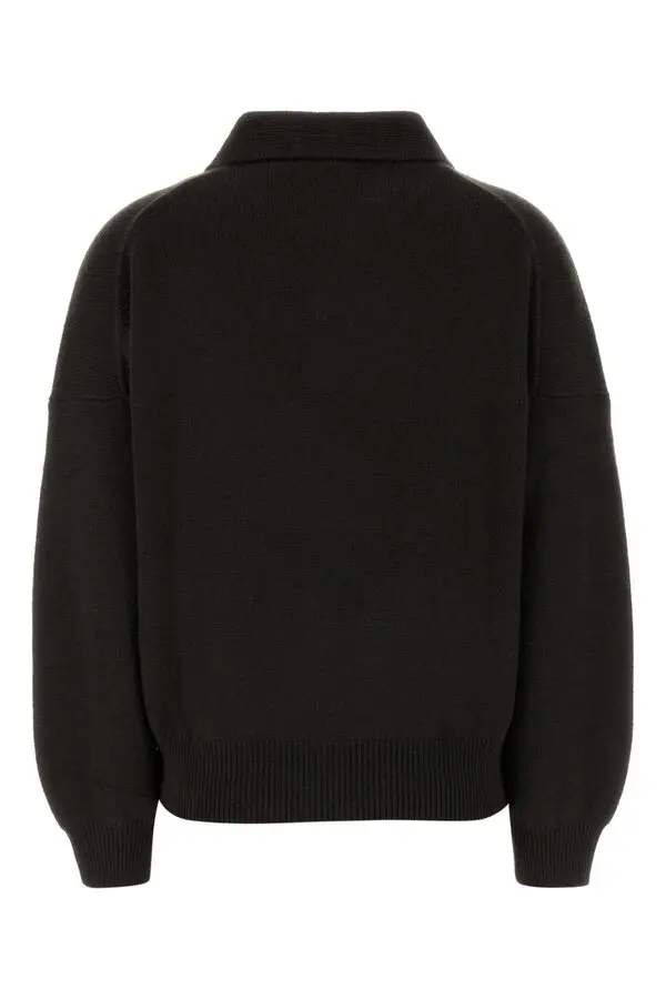 LISA YANG Etta Cashmere Polo Shirt - Brown