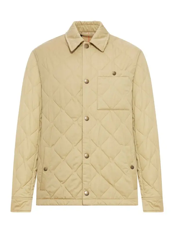 Burberry Quilted Gabardine Overshirt - Multicolor