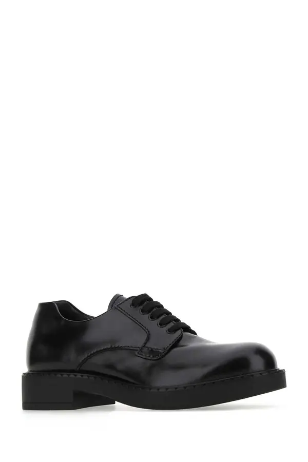 Prada Leather Lace-up Shoes