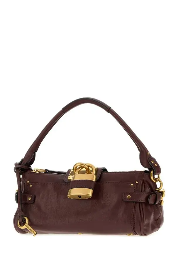 Chloé Leather Paddington Shoulder Bag - Brown