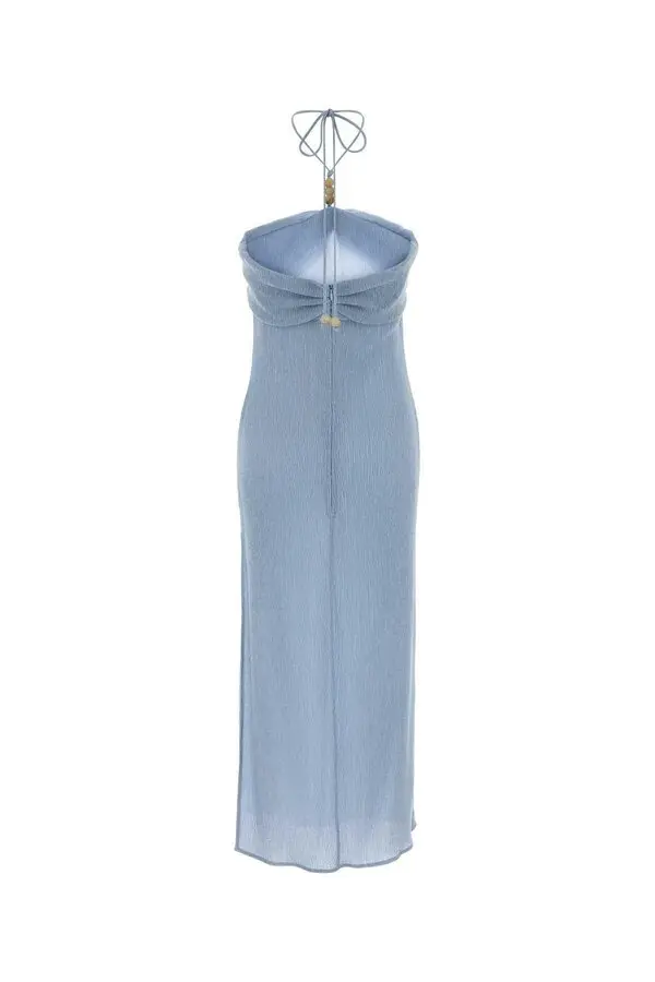 Magda Butrym Light Stretch Lyocell Blend Dress - Blue