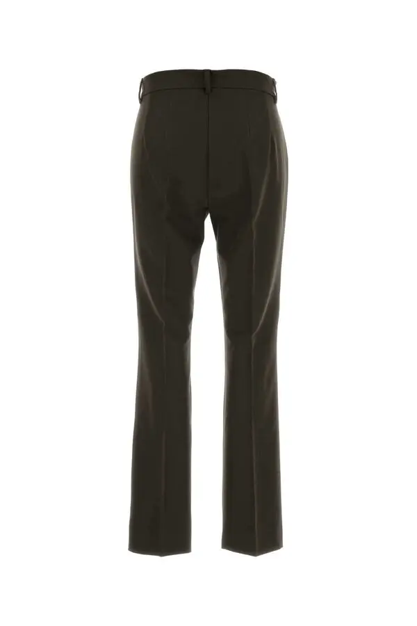 Max Mara S Mud Stretch Cotton Blend Fatina Pant - Brown