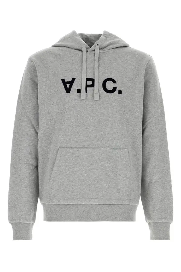 A.p.c. Melange Stretch Cotton Sweatshirt
