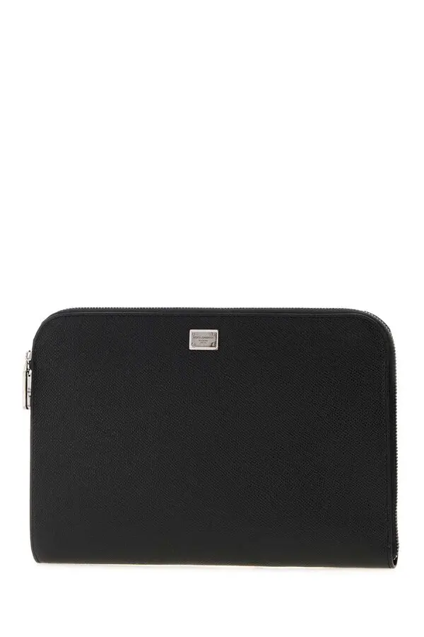 Dolce & Gabbana Leather Sicily Clutch