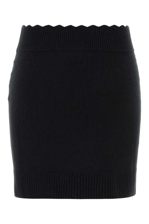 Chloé Wool Blend Mini Skirt
