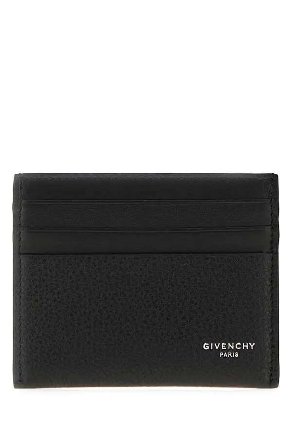 Givenchy Leather Card Holder - Black