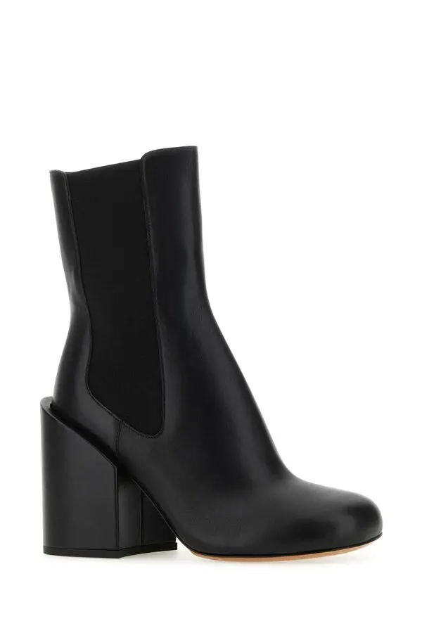 Sportmax Leather Etra Ankle Boots