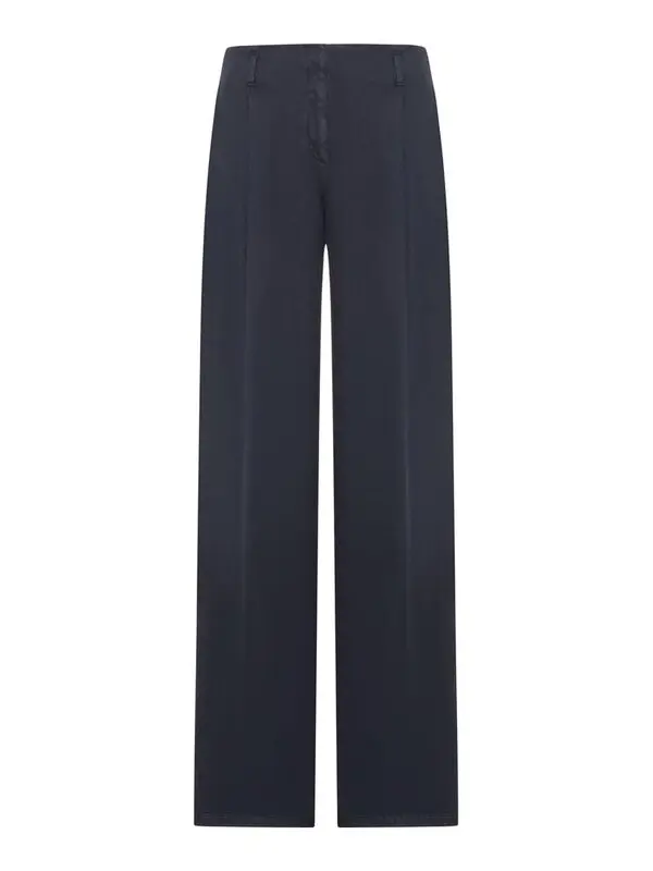 GOLDEN GOOSE Cotton Denim Trousers With Lived-in Treatment - Black