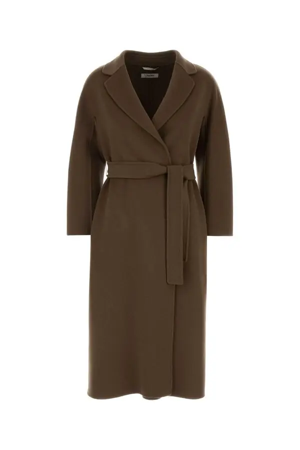 Max Mara Wool Esturia Coat - Brown