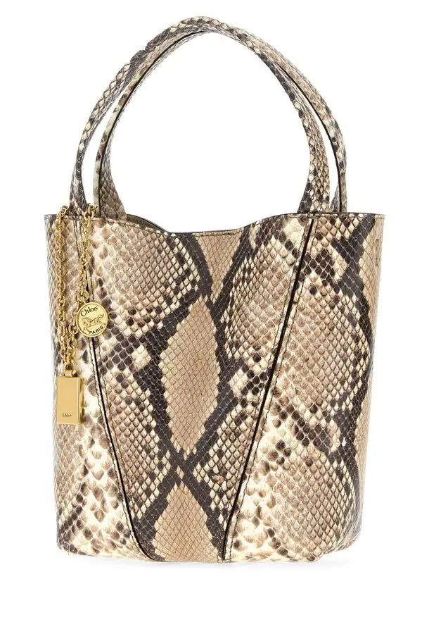 Chloé Printed Leather Spin Handbag - Multicolor