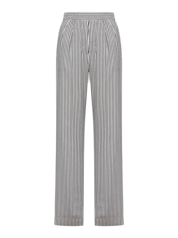 TOM FORD Striped Silk Trousers