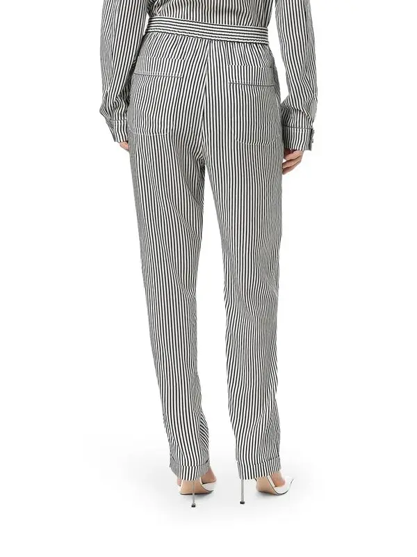 TOM FORD Striped Silk Trousers