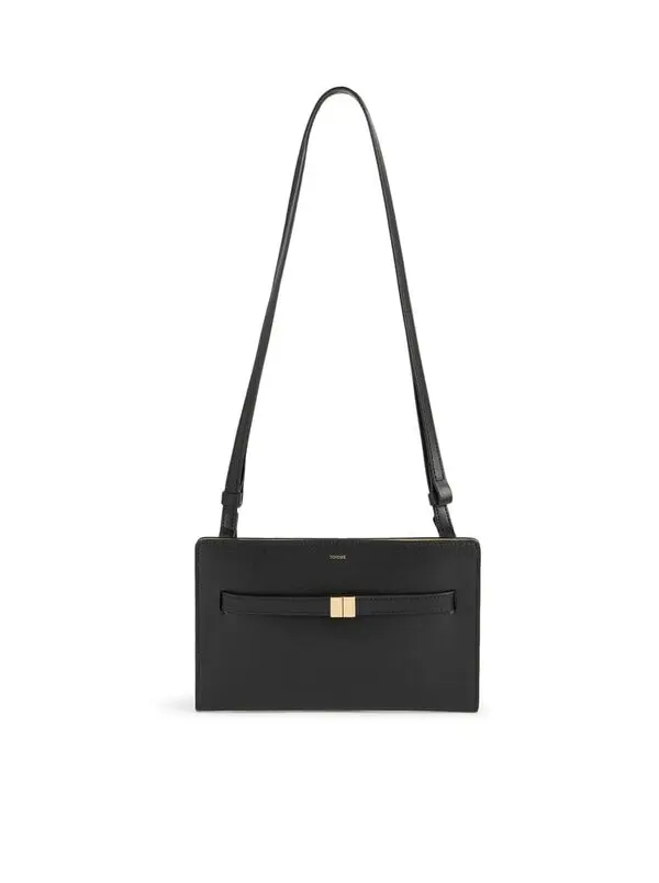 TOTEME Leather Shoulder Bag With Belt
