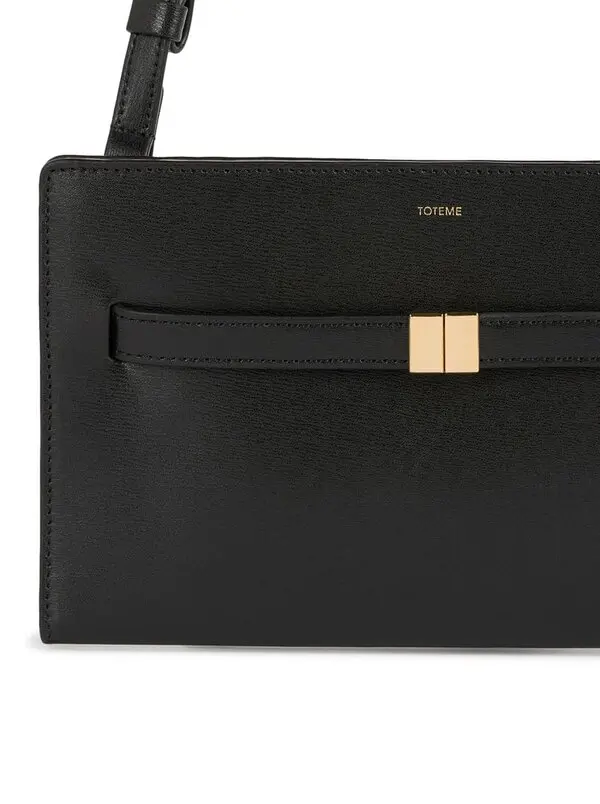 TOTEME Leather Shoulder Bag With Belt