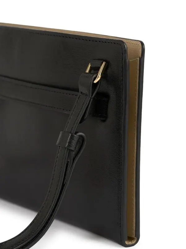 TOTEME Leather Shoulder Bag With Belt