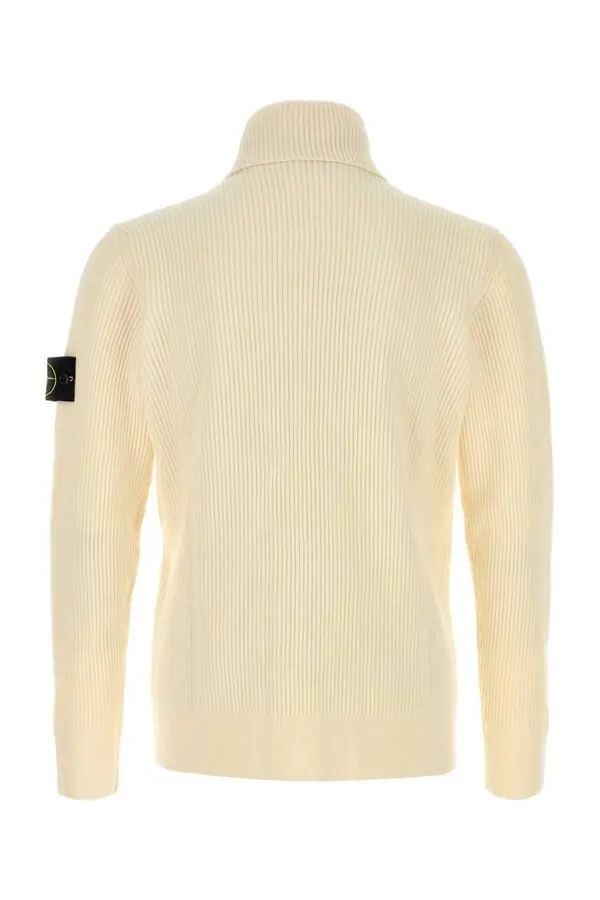 Stone Island Wool Sweater - White