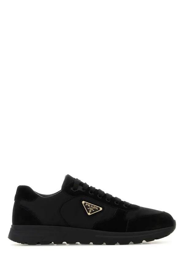 Prada Re-nylon And Suede Prax Sneakers