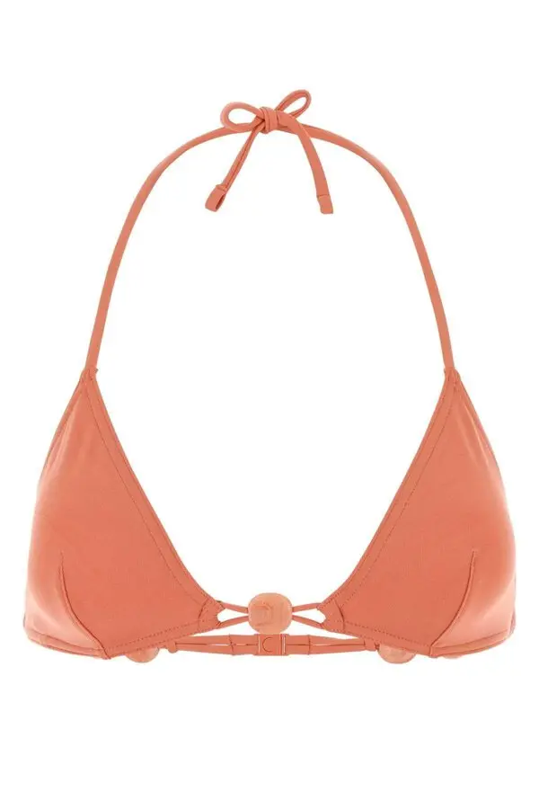 ERES Alva Stretch Nylon Bikini Top - Orange