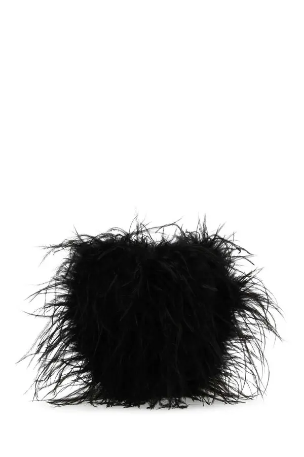 Alexander Wang Feathers Clutch